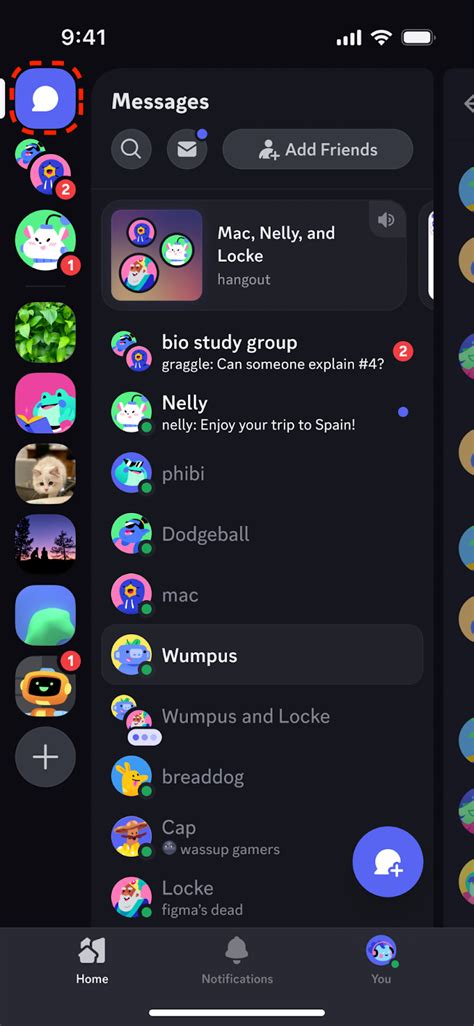 new mobile app updates and layout discord