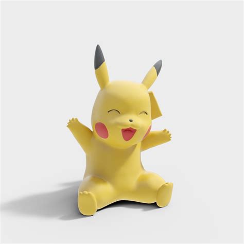 Realistic 3d Pikachu Model—bring Pokémon To Life