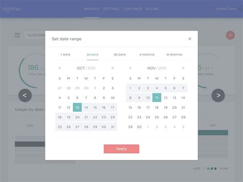 Date Picker Dating App Design Layout Online Web Design