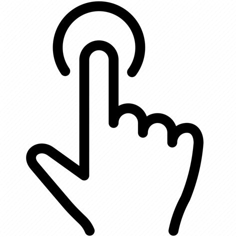 Button Click Press Touch Icon Download On Iconfinder