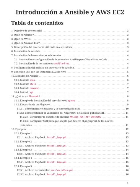 Introducción A Ansible Y Aws Ec2 Pdf Computación En La Nube