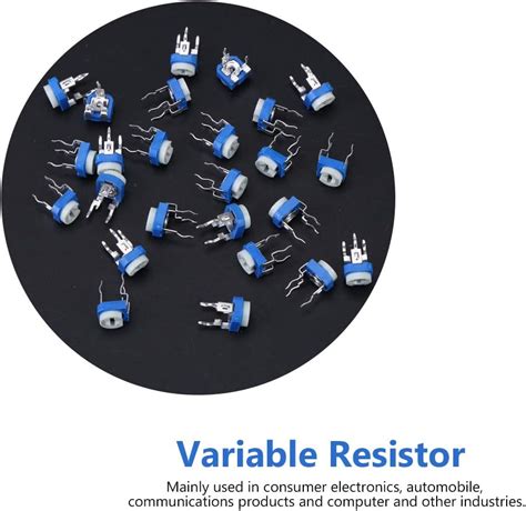 375pcs 15 Values Potentiometer Assortment Kit Variable Trimmer Resistor With Box Bigamart