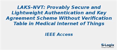 Provably Secure And Lightweight Authentication Ns2 Projects S Logix