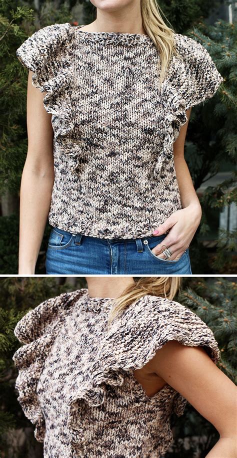Free Ruffle Knitting Patterns In The Loop Knitting
