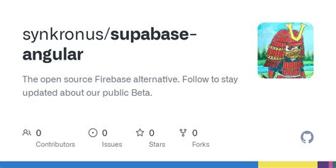 Github Synkronussupabase Angular The Open Source Firebase