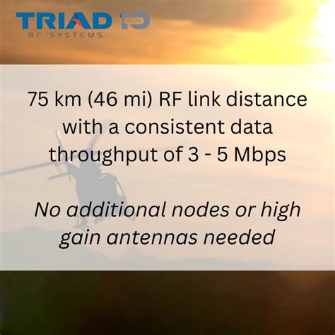 Triad Rf Systems Inc On Linkedin Triad Enables Long Range Rf Link For Global Aerospace Leader