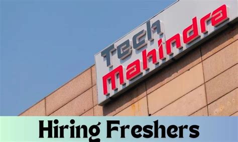 Tech Mahindra Recruitment 2025 Mass Hiring For Freshers