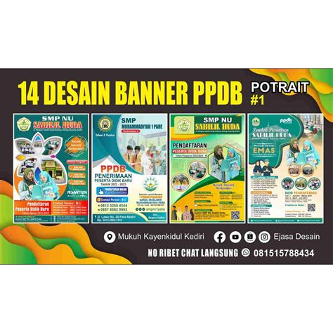Jual 14 Template Desain Banner Ppdb Shopee Indonesia