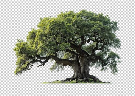 Premium PSD Tree Isolated Transparency Background