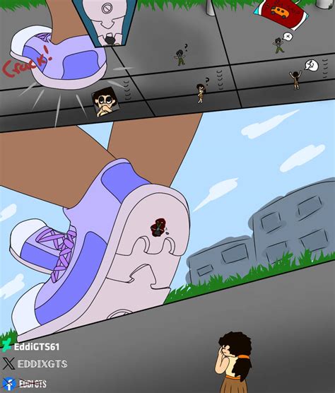 Giantess Unaware Bus Extra 1 2 Crush By Eddigts61 On Deviantart