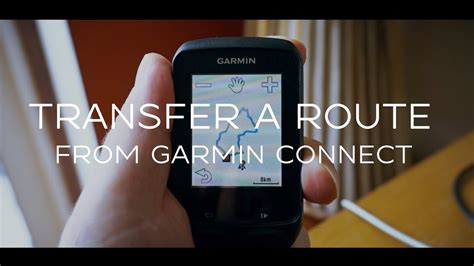 How To Transfer A Course To A Garmin Cycling Computer Using The Garmin Connect App Youtube