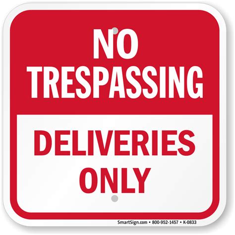 No Trespassing Signs Over 100 Different Options
