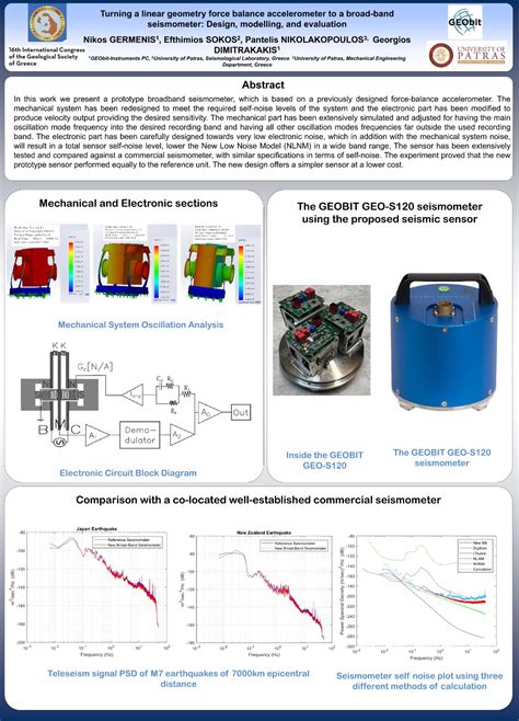 Turning A Linear Geometry Force Balance Accelerometer To A Broad Band Seismometer Design