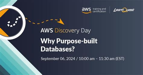 Aws Discovery Day Why Purpose Built Databases Alena Rostarova