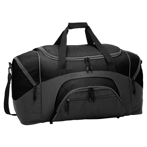 Port Authority Bg99 Standard Colorblock Sport Duffel Blackdark