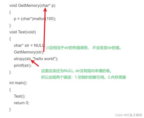 动态内存管理陷阱：空指针、野指针与二级指针问题解析 Csdn博客