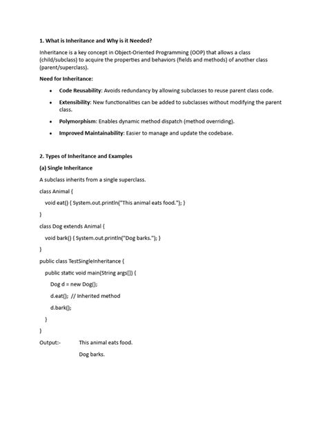 Inheritanceassignment Pdf Inheritance Object Oriented Programming Method Computer