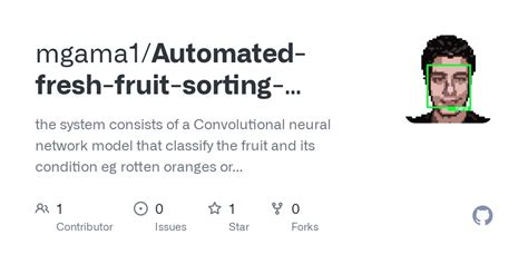 GitHub Mgama1 Automated Fresh Fruit Sorting System The System Consists Of A Convolutional