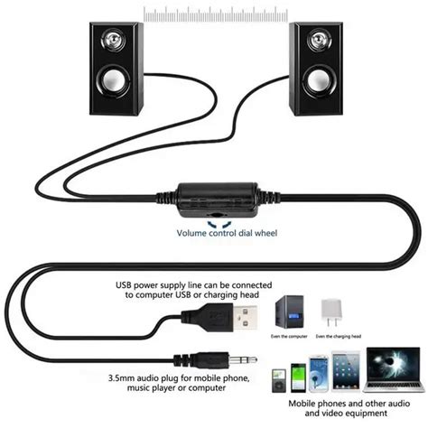 추천제품 데스크탑 Pc 스마트폰용 Usb 유선 우드 스피커 베이스 스테레오 서브우퍼 사운드 박스 Aux 입력 Usb 전원