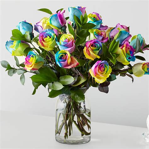 Rainbow Rose Bouquets For Delivery Ftd