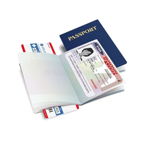 Vector International Passport Template With Sample Personal Data Page