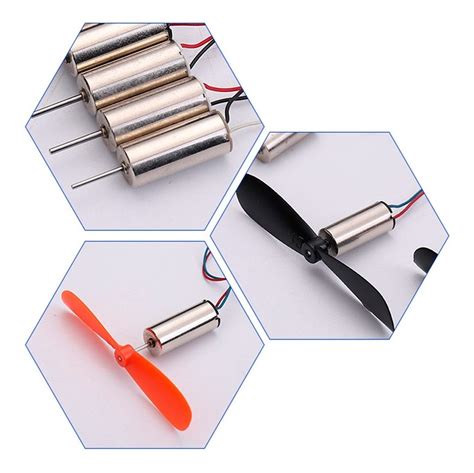Kit 2 Mini Motor Helice Alta Velocidad 3 7v Drone 30500 Rpm Cuotas