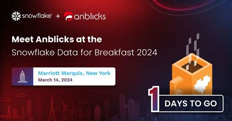 Snowflake Dataforbreakfast Snowflake Elitepartner Technology Business Data Ai Anblicks