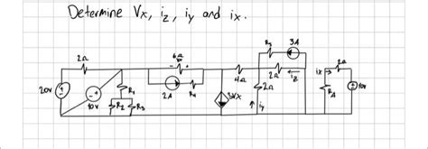Solved Find Iz Ix And Iy In The Following Circuit Chegg Com