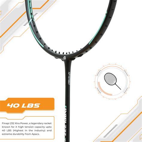 Apacs Finapi 232 Xtra Power Buy Badminton Rackets Online Badminton People