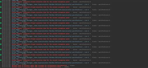 Some Wierd Message Pops Up When I Run A Script Code Review Developer Forum Roblox