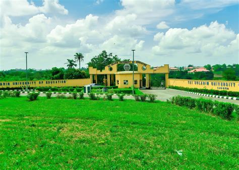 Tasued History Tai Solarin University Of Education