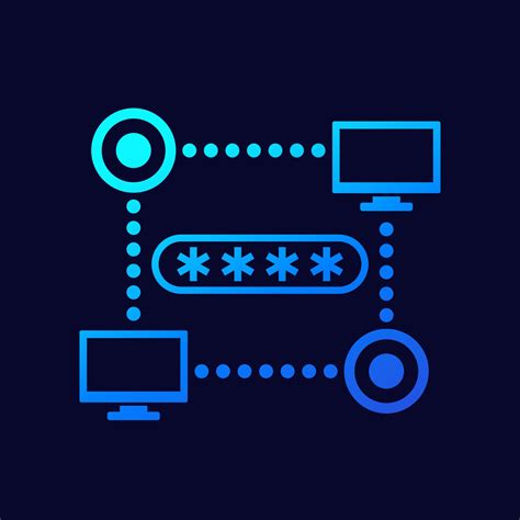 Password Protection For Network Icon Vector Art At Vecteezy