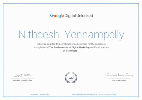 Nitheesh Yennampelly On Linkedin Successfully Completed Fundamentals