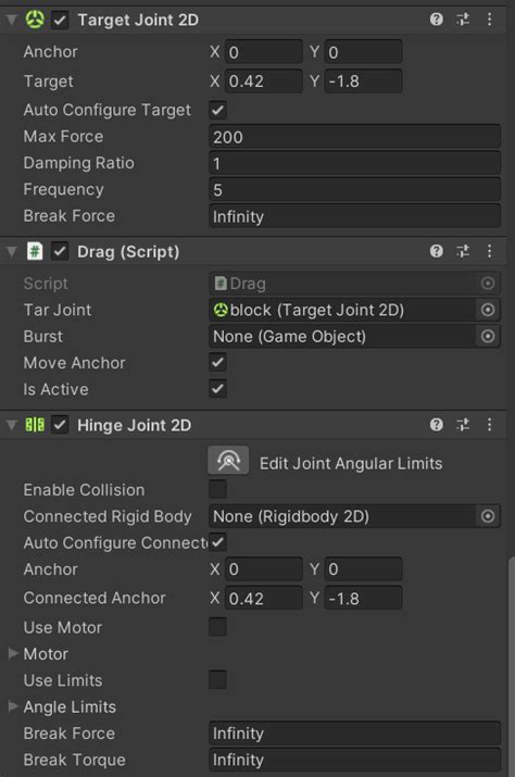 Unity D Set Targetjoint D Anchor Position At Mouse Position In D Brackeys Forum
