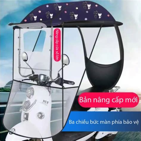 Kính chắn gió ô che nắng mưa cho xe máy xe điện Lazada vn