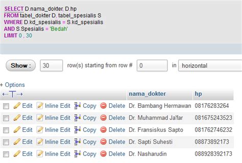 trendy techno konsep basis data xampp
