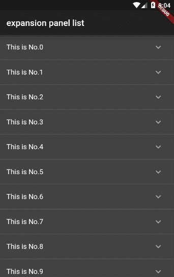 Flutter进阶实战 14 20 展开闭合列表expansionpanellist案例 Csdn博客
