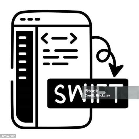 Swift Language Stock Illustration Download Image Now Coding