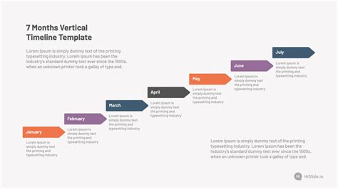 Months Vertical Timeline Template Download Now Hislide Io