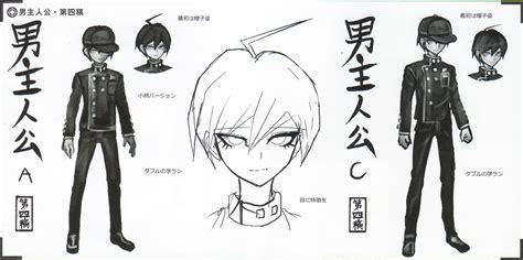 Image Art Book Scan Danganronpa V3 Character Designs Betas Shuichi