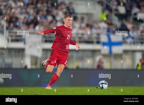September 10 2023 Rasmus HÃ¸jlund Denmark Controls The Ball During A Group H Euro 2024