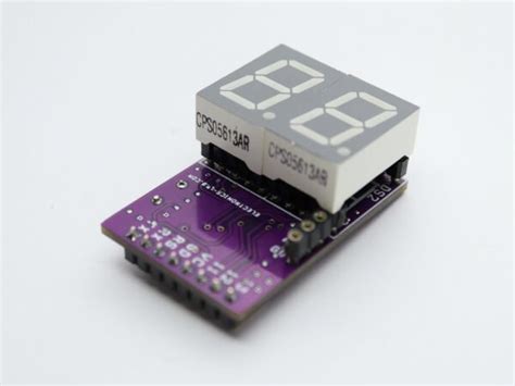 Arduino 2 Digit 05″ Common Cathode 7 Segment Display Module