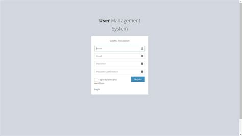 User Management System Laravel By Giddyupapplications Codester