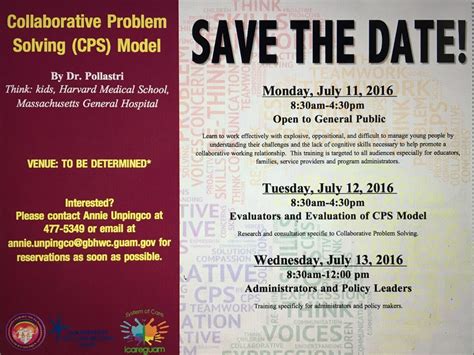 Collaborative Problem Solving Cps Model Guam Behavioral Health And