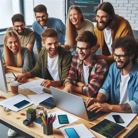Diverse Developers Collaborating Premium Ai Generated Image
