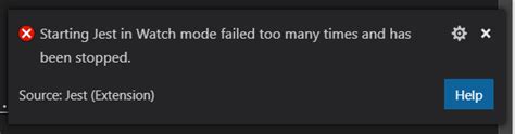 Unit Testing Starting Jest In Watch Mode Error And Missing Debug Link