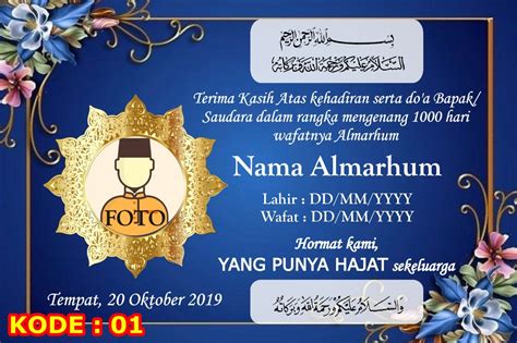Download Contoh Ucapan Hari Orang Meninggal Word Contoh Surat Peringatan Hari Contoh