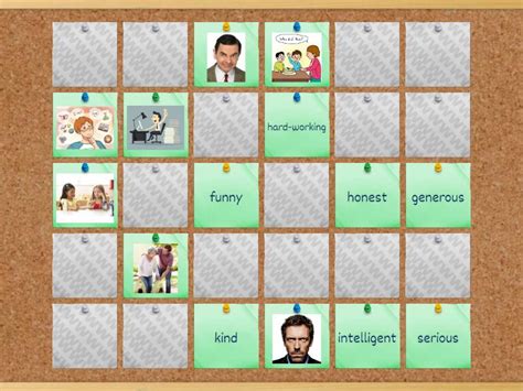 Unit 1 6 Personal Adjectives Matching Pairs