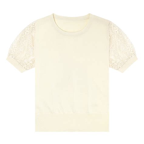 23 신상 레이스 소매 반팔 니트vguce2948