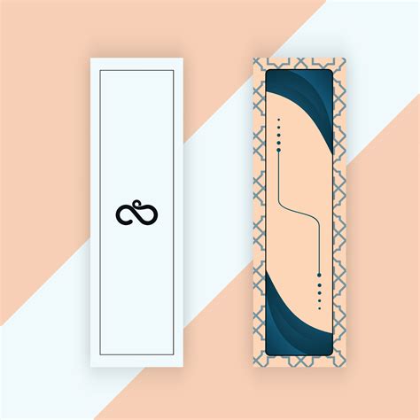 A Delightful And Vibrant Bookmark Design Featuring Intricate Patterns